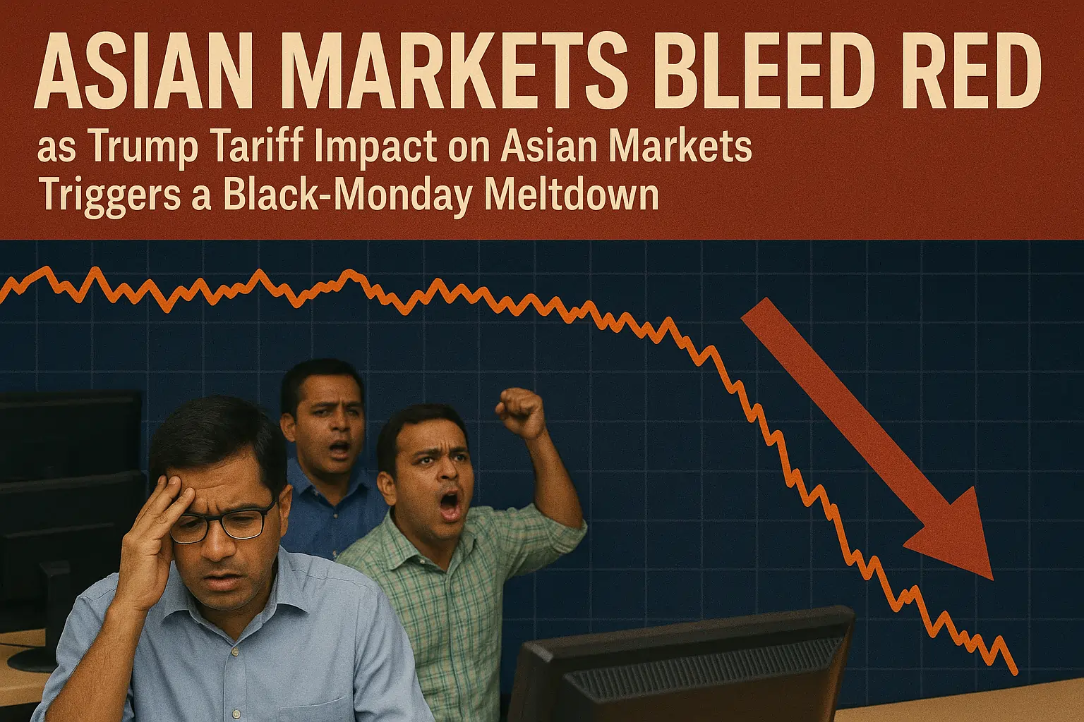 Asian Markets Bleed Red as Trump Tariff Impact on Asian Markets ...