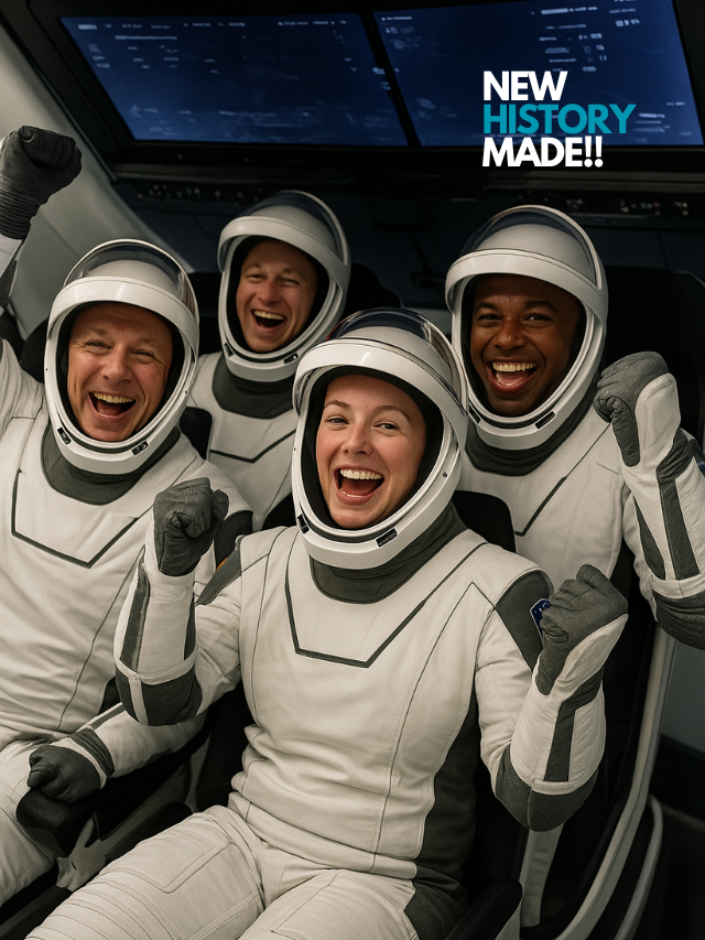 Space Tourists Make History with First Polar Orbit