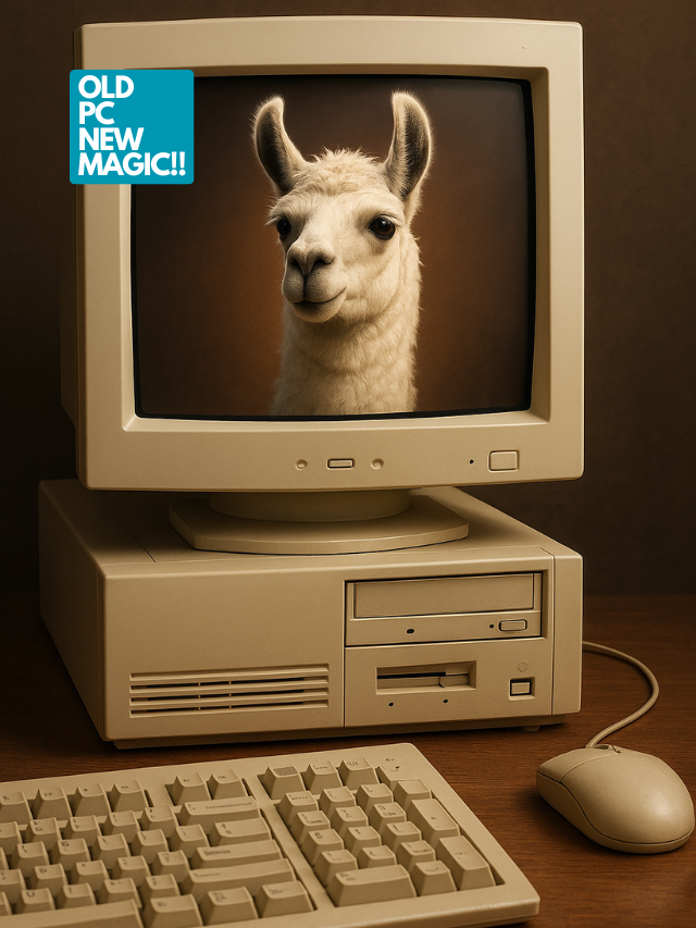 EXO Labs Runs Modern Llama 2 AI on a 1997 Windows 98 Pentium II PC