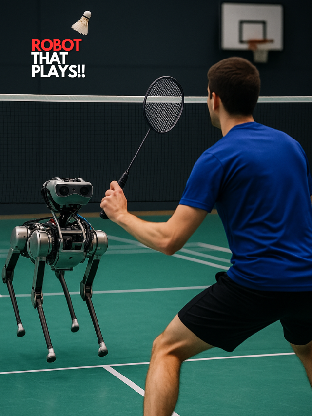 ETH Zurich Builds Four-Legged Robot That Plays Badminton With Humans